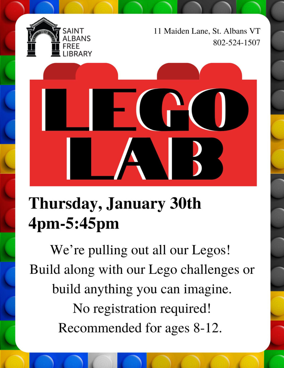 Lego Lab | Saint Albans Free Library