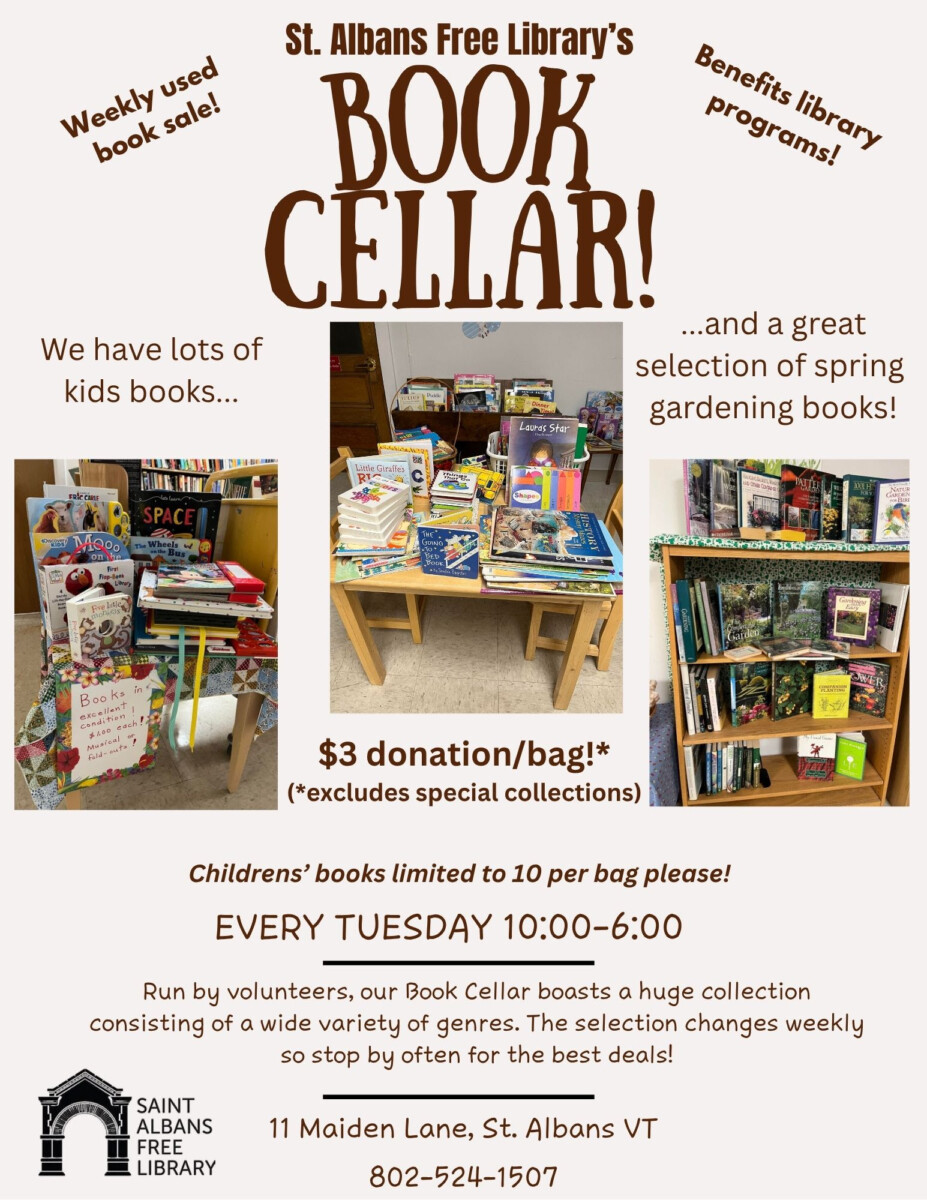 Book Cellar | Saint Albans Free Library