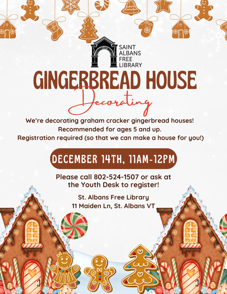 Gingerbread House Decorating | Saint Albans Free Library